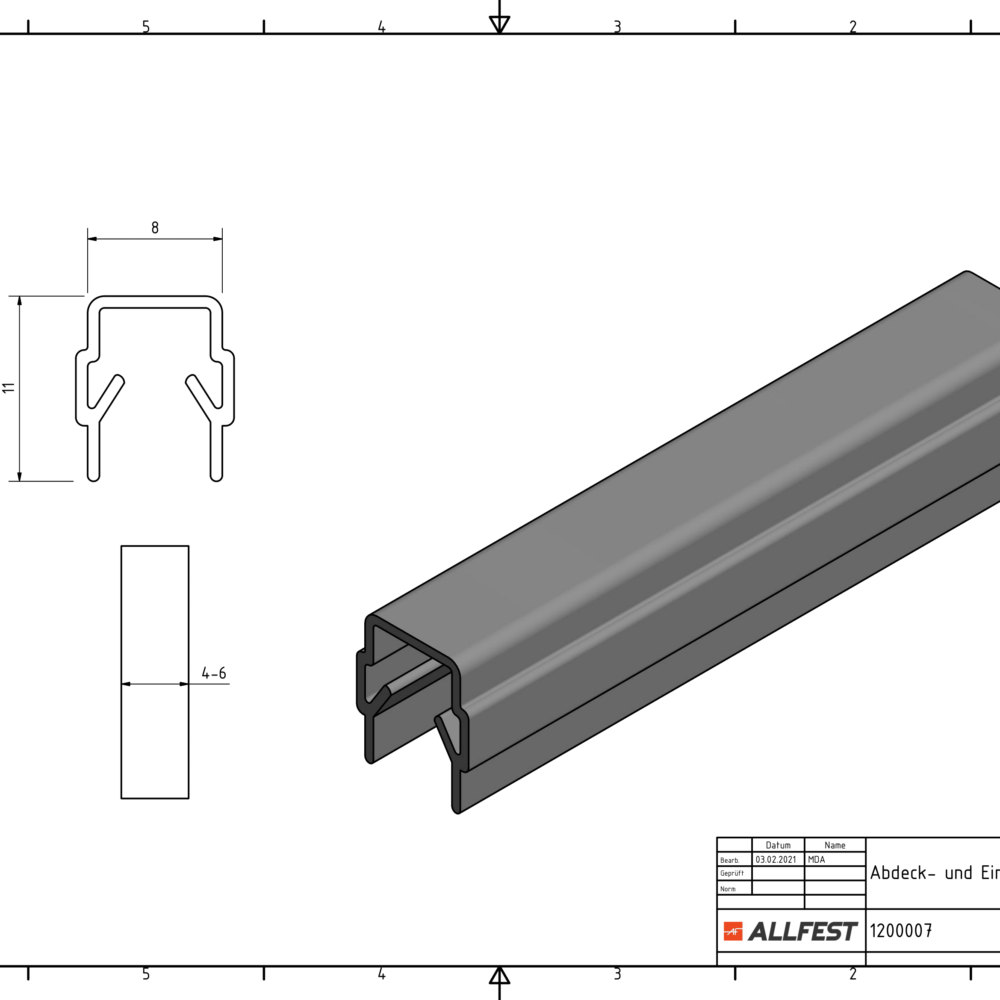 Abdeckprofile Produkte - allfest.de