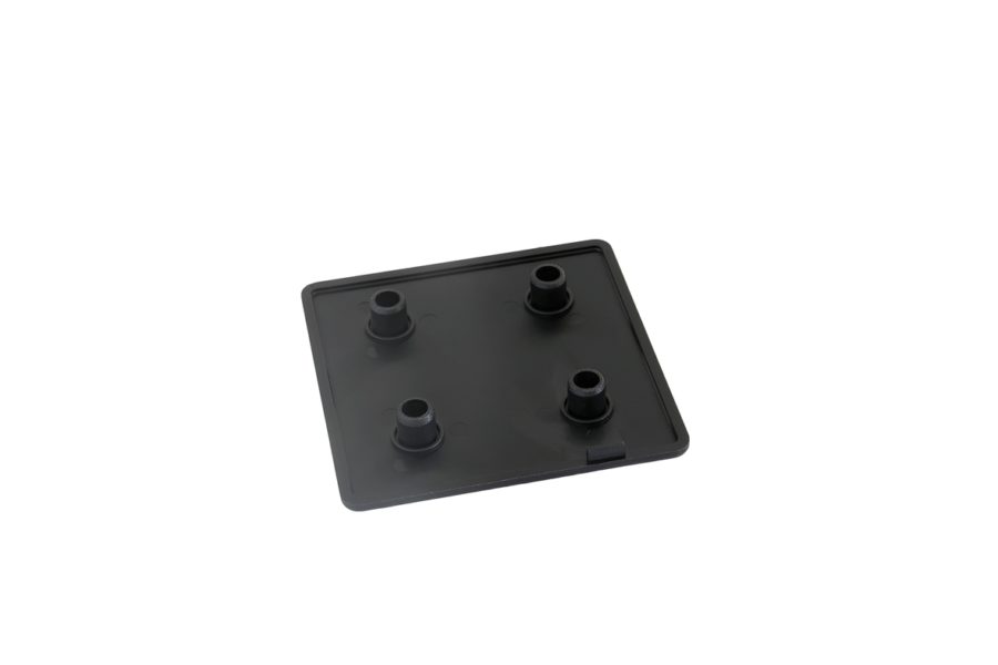 Abdeckkappe 10 90x90 L/E, schwarz - allfest.de